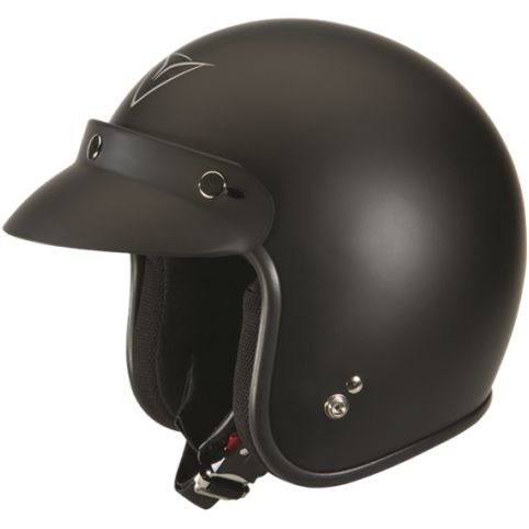 HELM DEMM SPIDER JET ZWART MAT XS KINDERHELM | Leertouwer Bromfietsen B.V.